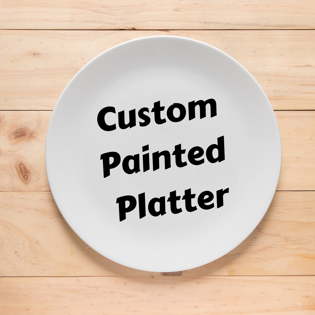 Custom Painted Platter for new home, wedding, anniversary, etc | Better ...