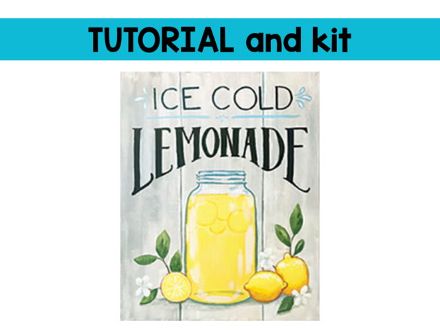 TUTORIAL & Kit Lemonade Painting | Better Than Ever